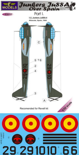 LF Models C32117 Junkers Ju 88A-4 over Spain part 1