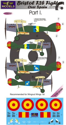LF Models C32107 Bristol F.2b Fighter over Spain Part I.