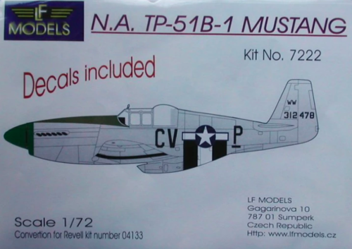 LF Models LF7222 N.A. TP-51B-1 Green Nose