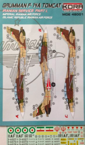 Kora Models MDE48001 Grumann F-14 Tomcat Iranian service part I.