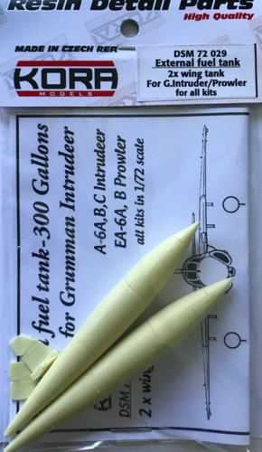 Kora Models DSM72029 External fuel tank for Intruder/Prowler 2pcs
