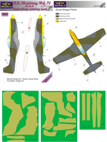 LF Models M3238 N.A. Mustang Mk.IV RAF