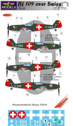 LF Models C7261 Bf 109 over Swiss II.