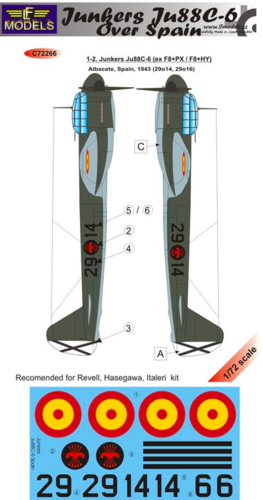 LF Models C72266 Junkers Ju 88C-6 over Spain