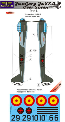 LF Models C72263 Junkers Ju 88A-4 over Spain part 1