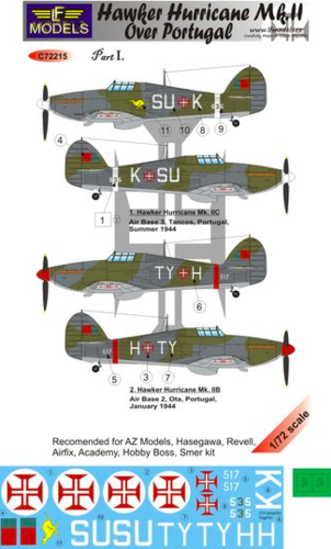 LF Models C72215 Hawker Hurricane Mk.II over Portugal Part I.
