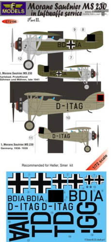 LF Models C72196 Morane Saulnier MS 230 in Luftwaffe service II