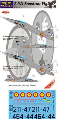 LF Models C72134 F-5A Freedom Fighter over Spain part I.