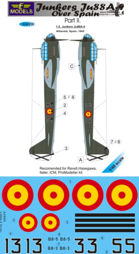 LF Models C48210 Junkers Ju 88A-4 over Spain part 2