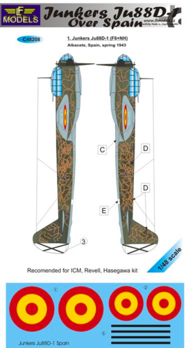 LF Models C48208 Junkers Ju 88D-1 over Spain