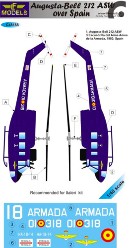 LF Models C48188 Aug.-Bell 212ASW Spain