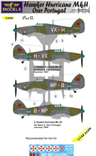 LF Models C4498 Hawker Hurricane Mk.II over Portugal Part II.