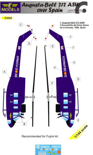 LF Models C4422 Aug.-Bell 212ASW Spain