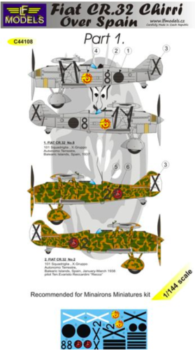 LF Models C44108 FIAT CR.32 Chirri over Spain part 1.