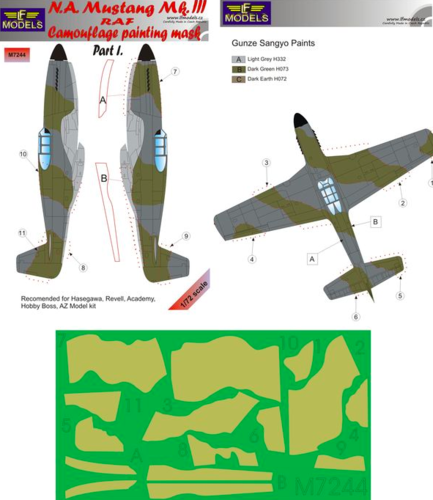LF Models M7244 N.A. Mustang Mk.III RAF Part I