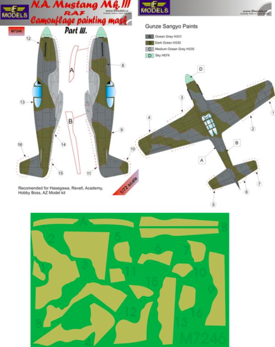 LF Models M7246 N.A. Mustang Mk.III RAF Part III