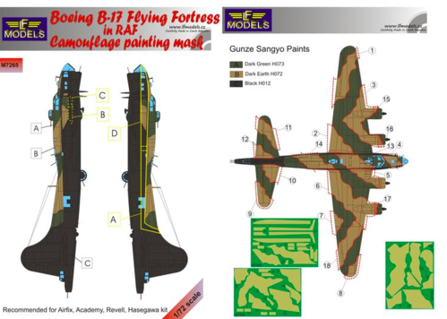 LF Models M7265 Boeing B-17 RAF