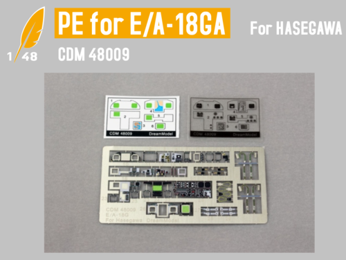 DISCONTINUED Dream Model CDM48009 Cockpit PE for E/A-18G (HASEGAWA)