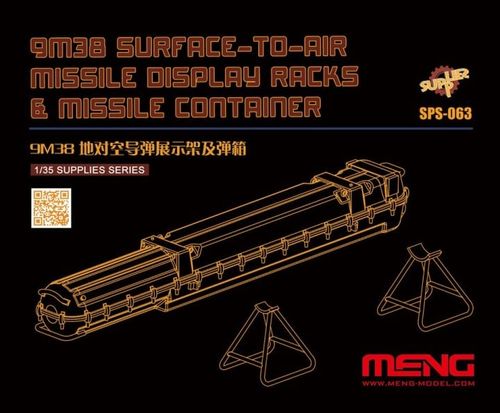 Meng Model SPS63 9M38 Surface-to-air Missile Display Racks & Missile Container