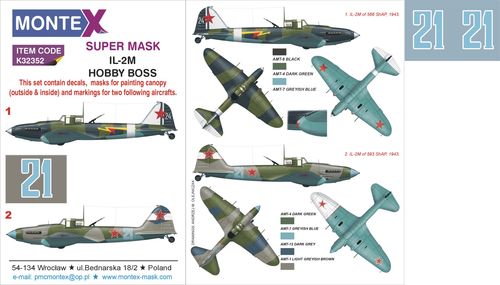 Montex K32352 IL-2M Hobby Boss