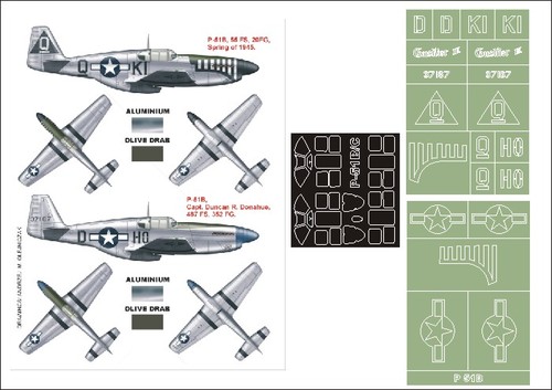 Montex K32130 P-51B Mustang Trumpeter