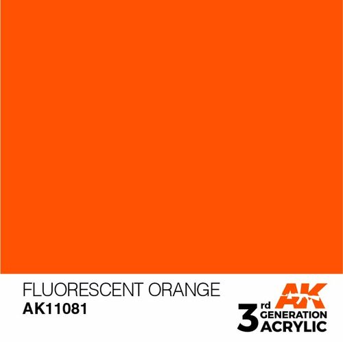 AK-Interactive AK 11081 Fluorescent Orange