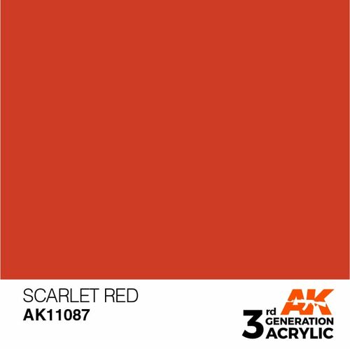 AK-Interactive AK 11087 Scarlet Red