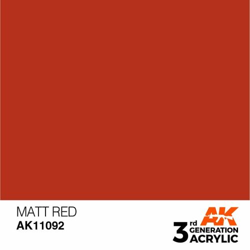 AK-Interactive AK 11092 Matt Red