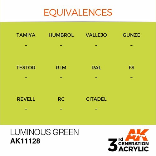 AK-Interactive AK 11128 Luminous Green