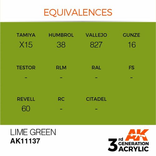 AK-Interactive AK 11137 Lime Green