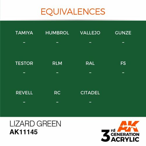 AK-Interactive AK 11145 Lizard Green
