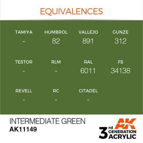 AK-Interactive AK 11149 Intermediate Green