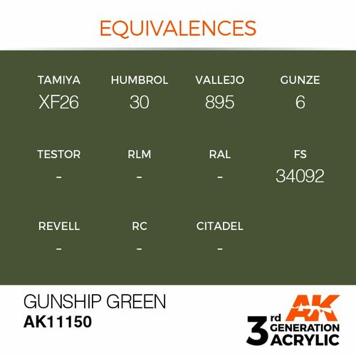 AK-Interactive AK 11150 Gunship Green
