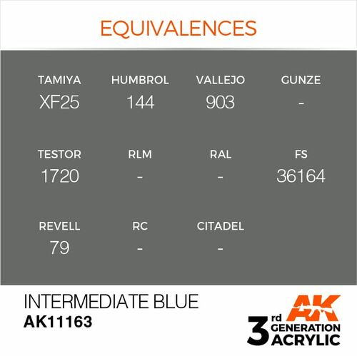 AK-Interactive AK 11163 Intermediate Blue
