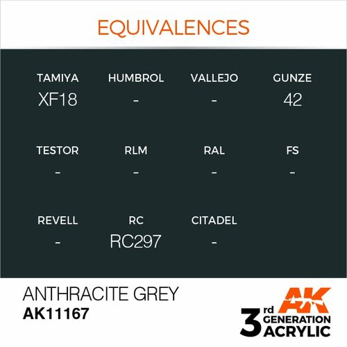 AK-Interactive AK 11167 Anthracite Grey