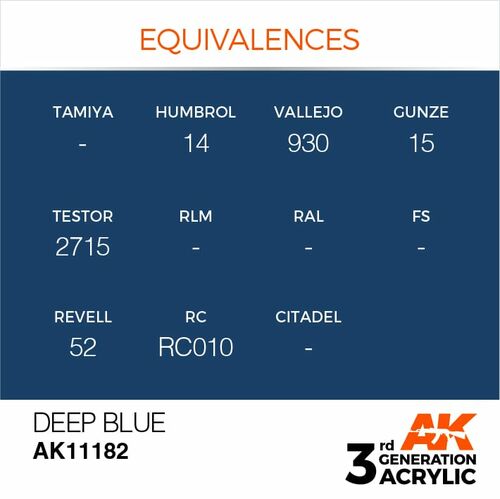 AK-Interactive AK 11182 Deep Blue