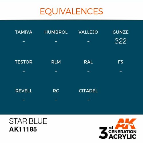 AK-Interactive AK 11185 Star Blue