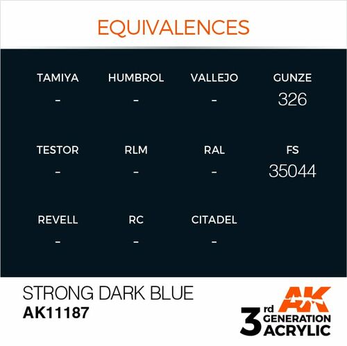 AK-Interactive AK 11187 Strong Dark Blue