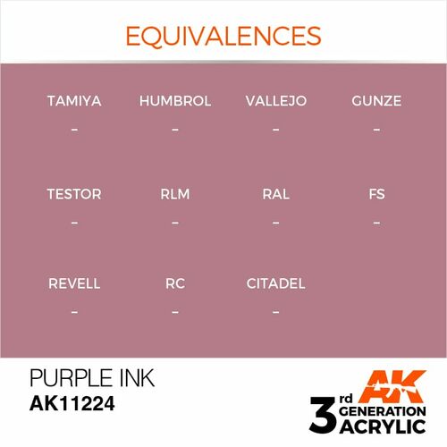 AK-Interactive AK 11224 Purple INK