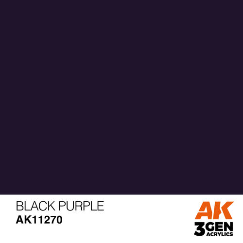 AK-Interactive AK 11270 Color Punch - Black Purple Acrylic