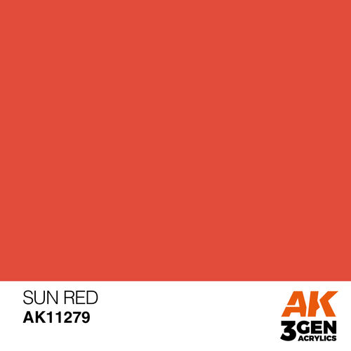 AK-Interactive AK 11279 Color Punch - Sun Red Acrylic