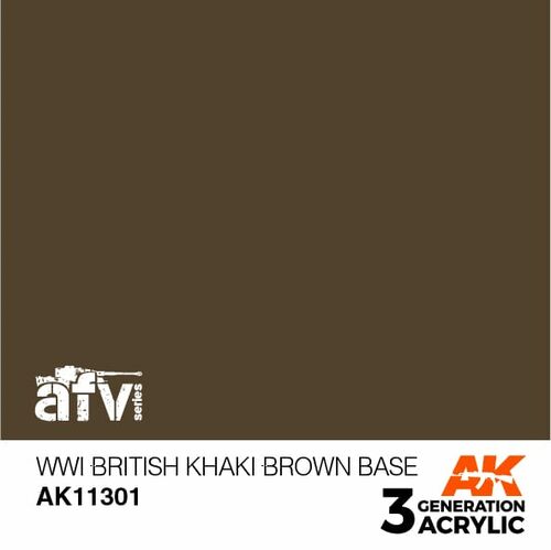 AK-Interactive AK 11301 WWI British Khaki Brown Base