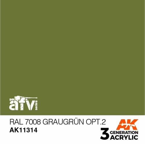 AK-Interactive AK 11314 RAL 7008 GRAUGRÜN OPT 2