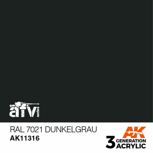 AK-Interactive AK 11316 RAL 7021 Dunkelgrau