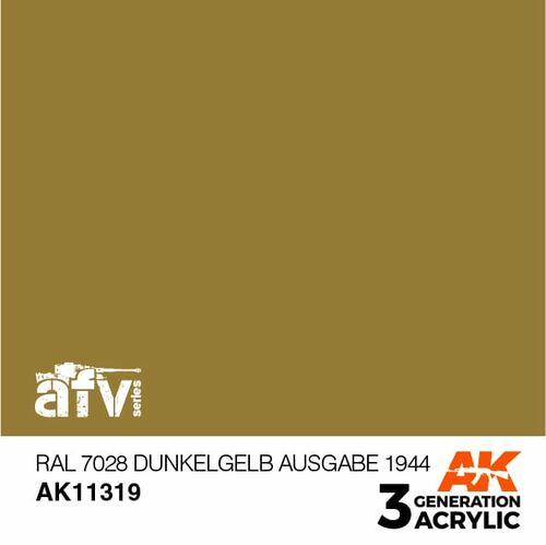 AK-Interactive AK 11319 RAL 7028 Dunkelgelb Ausgabe 1944