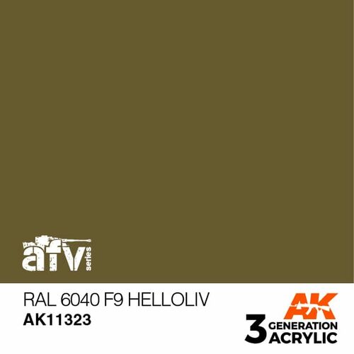 AK-Interactive AK 11323 RAL 6040 F9 Helloliv