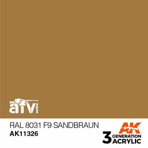 AK-Interactive AK 11326 RAL 8031 F9 Sandbraun
