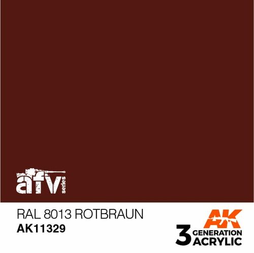 AK-Interactive AK 11329 RAL 8013 Rotbraun