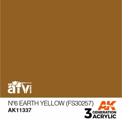AK-Interactive AK 11337 Nº6 Earth Yellow (FS30257)