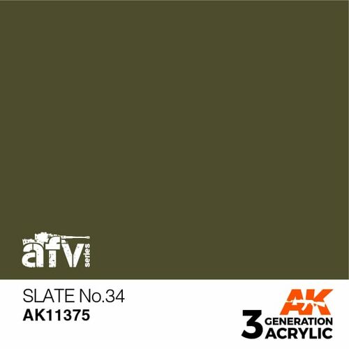 AK-Interactive AK 11375 Slate No.34